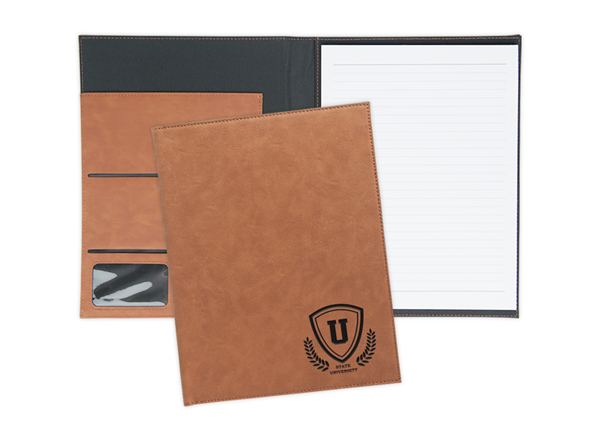 Kraftbilt - Standard Portfolio, Brown, Corner Imprint, 12" x 9.5"