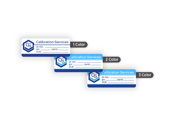Kraftbilt - 3/4" x 2" Rectangle 1, 2, or 3 Color